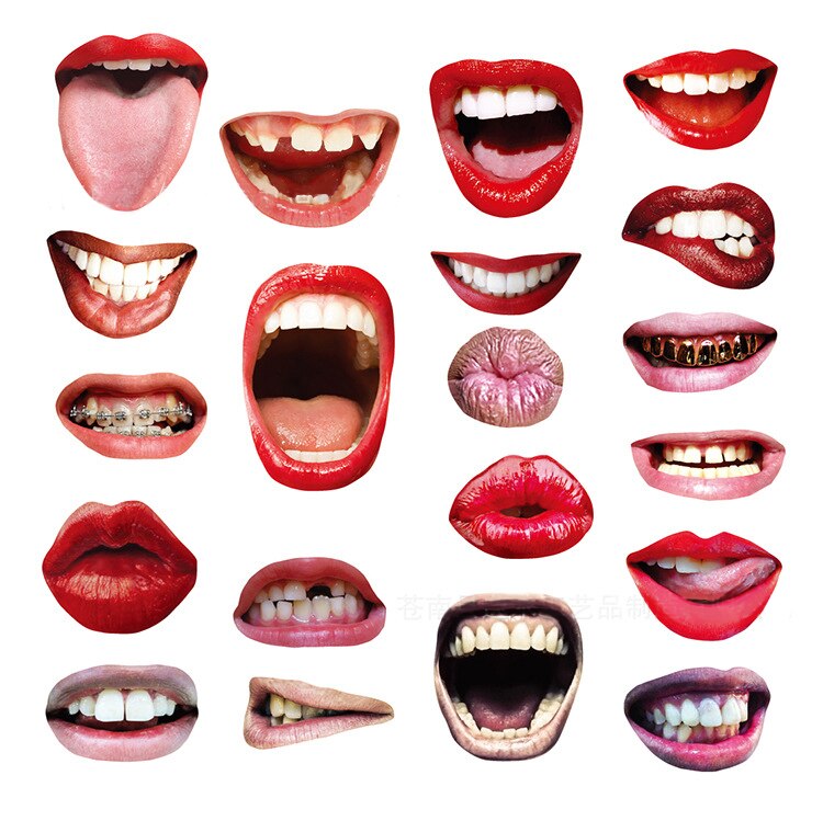 20pcs Funny Lips Gloss Mouth Photo Holding Props W... – Vicedeal