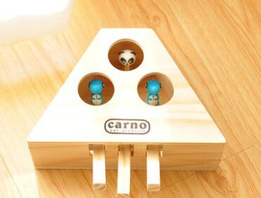 Cat Catching Toy Wooden Square Magic Box Cats Kitt... – Grandado