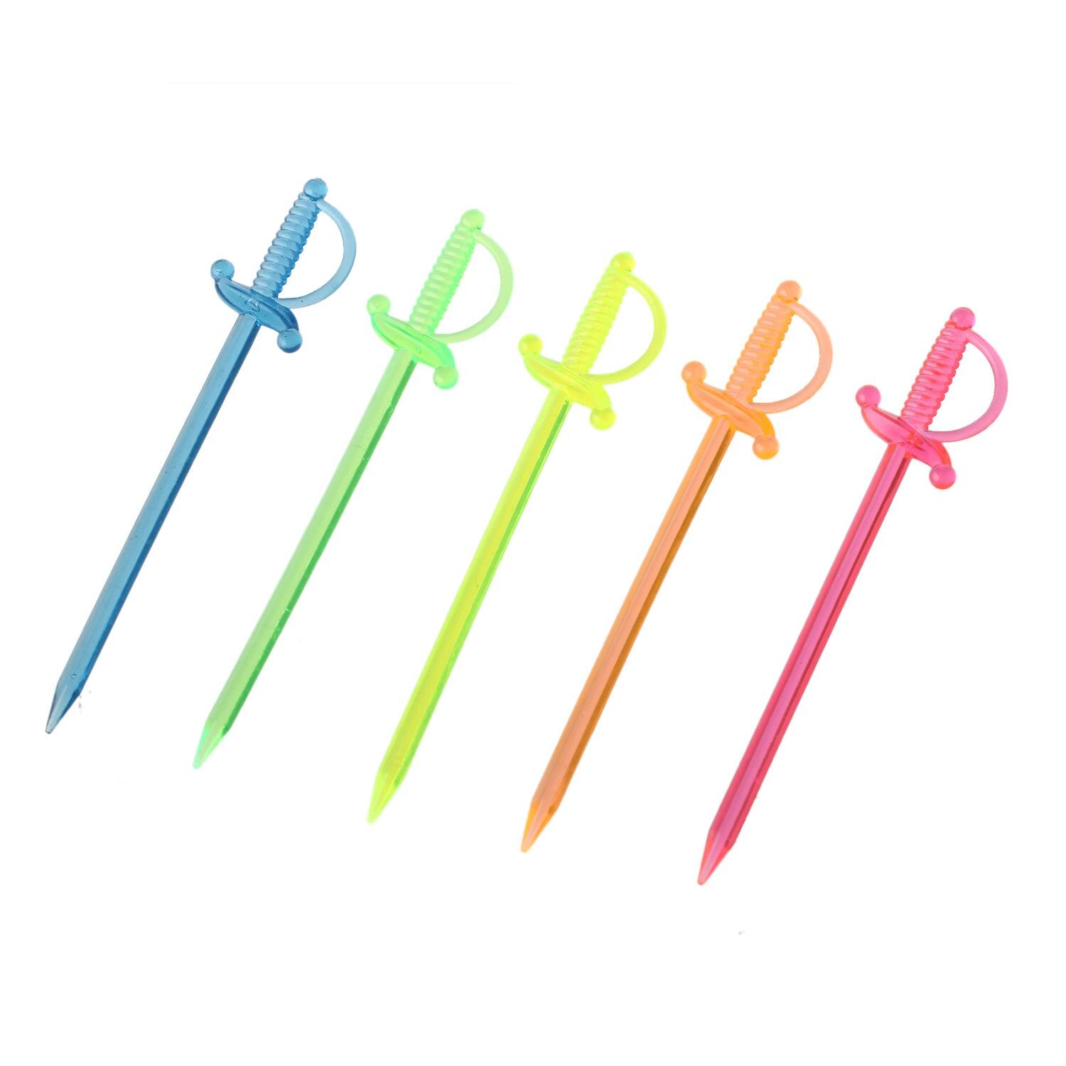 Espada pirata de colores mezclados para decoración... – Grandado