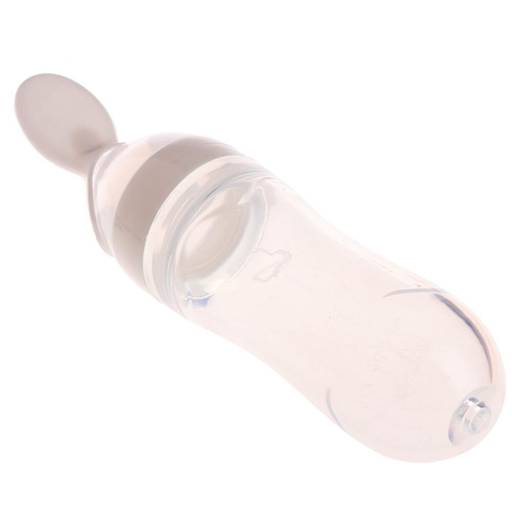 Infant Baby Kids Silicone Feeding With Spoon Feede... – Grandado