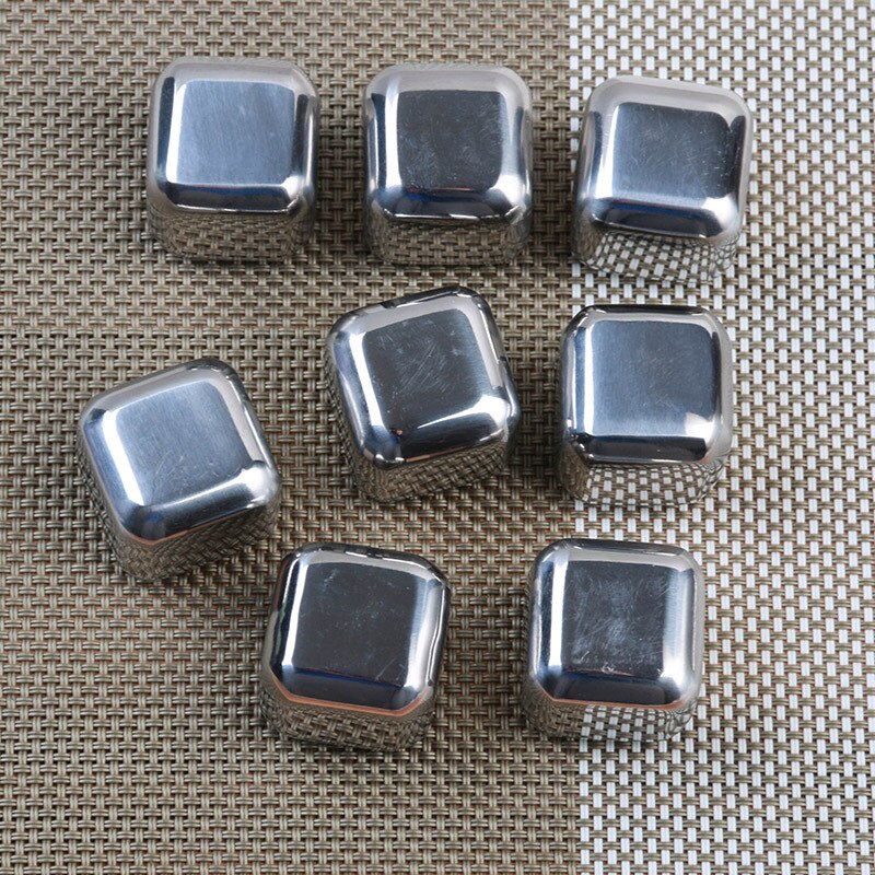 Soffe Stainless Steel Square Ice Block 2.5*2.5cm R... – Vicedeal