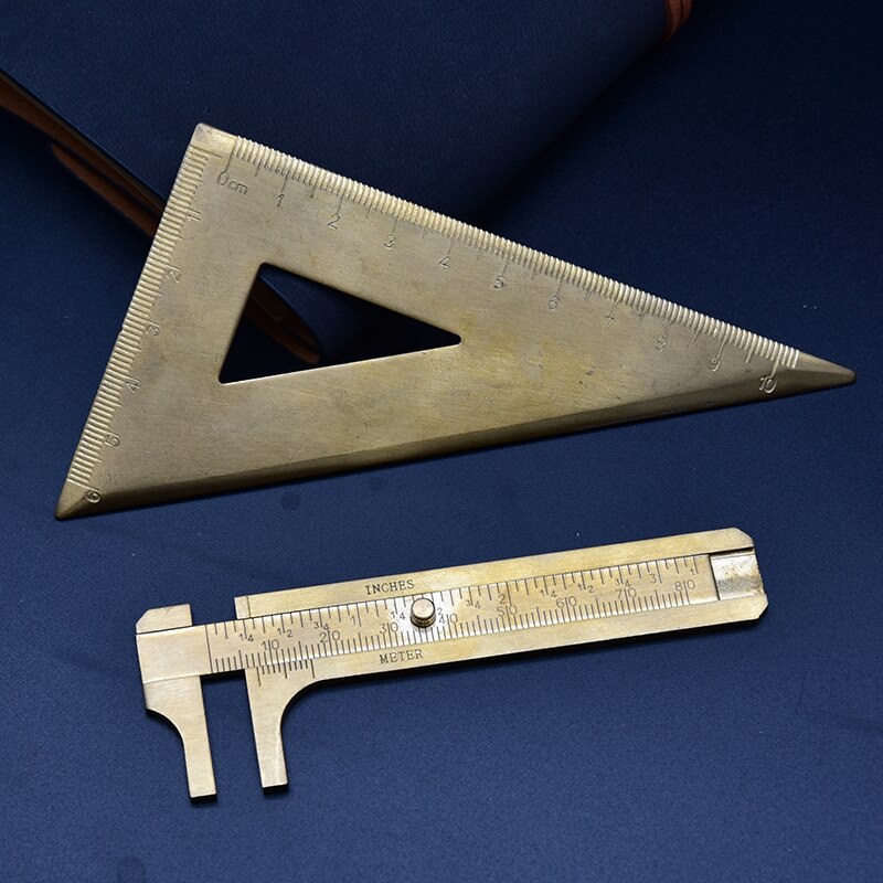 CCCAGYA H001 copper Triangle ruler & caliper O... – Grandado