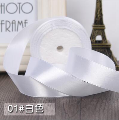 (25yards/roll) 1'' 2.5cm Silver Silk Satin Ribbon ... – Grandado