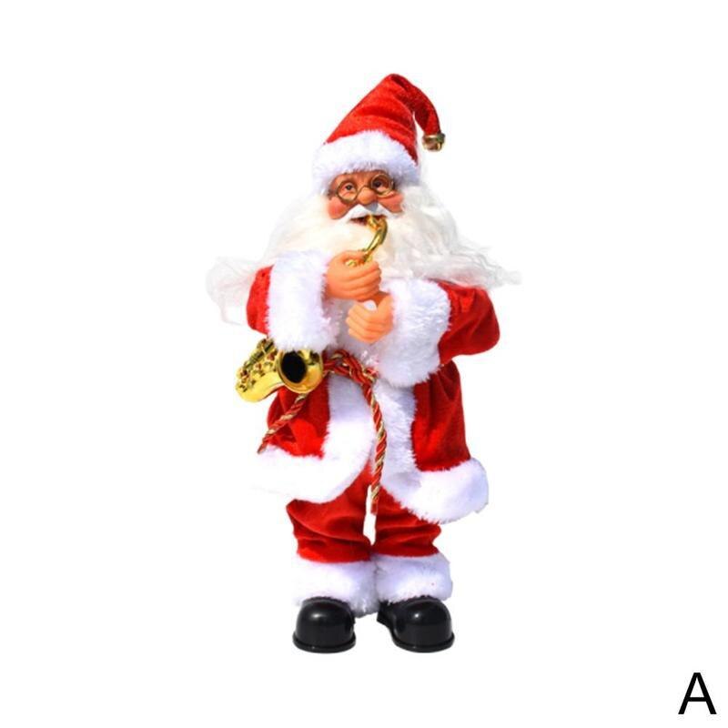 1 Set Lively Santa Claus Toy Electric Inverted Str... – Vicedeal