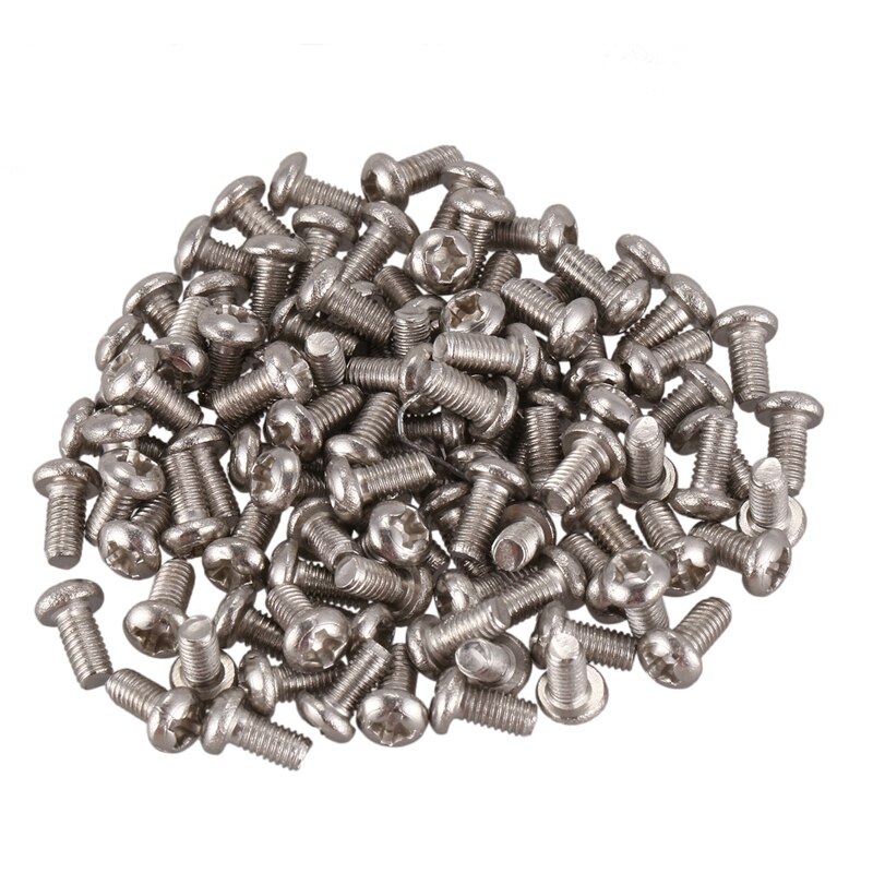 100pcs M3x6mm Recessed Crosshead Cross Head Thread... – Grandado