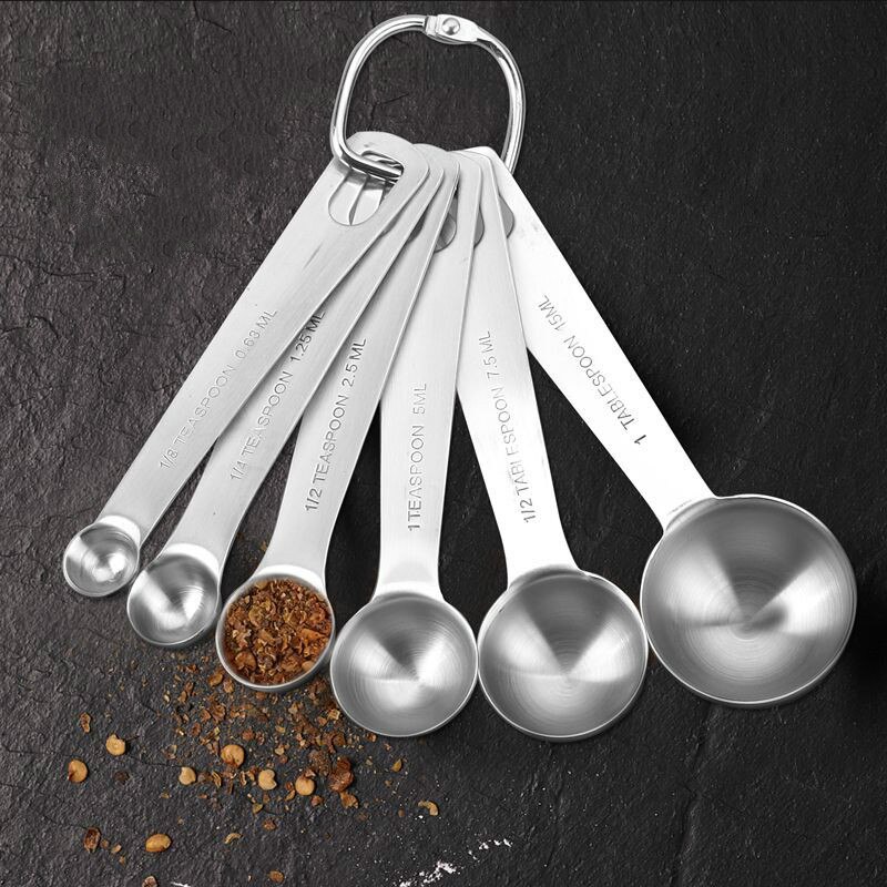 6pcs/set 430/403 Stainless Steel Kitchen Cook Teas... – Grandado