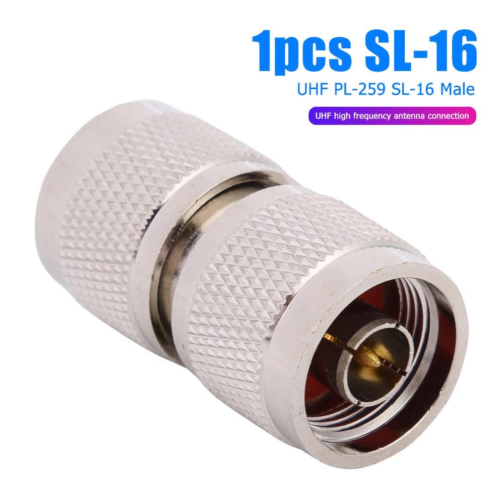 N Type L16 Male Plug to UHF SL-16 PL259 Female RF ... – Grandado