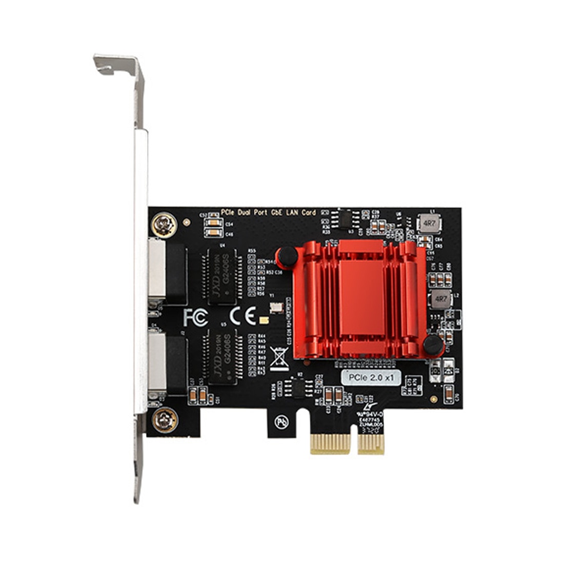 RJ45 Dual-Port Pci-2.0 X1 Gigabit Ethernet Netwerk... – Vicedeal