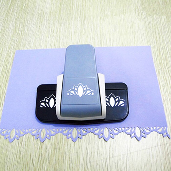 big lace fancy gladiolus shaped border punch cutte... – Vicedeal