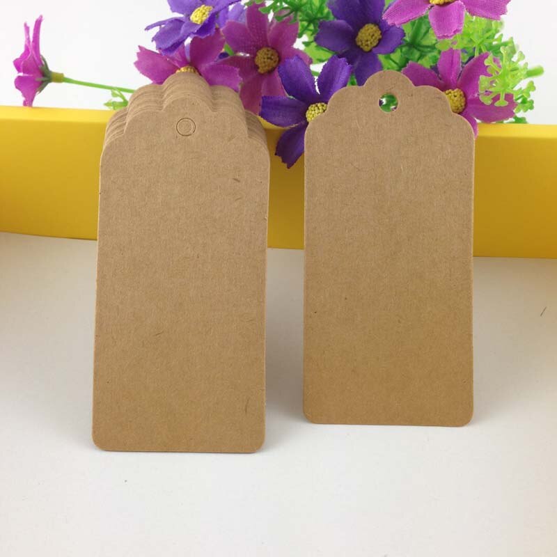 200pcs Kraft Tags Blank Ganment tags Paper Price T... – Vicedeal