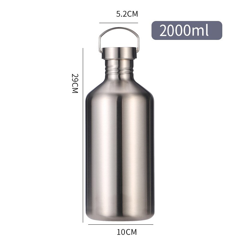 Portable Stainless Steel Water Bottle Drinking Bot... – Grandado