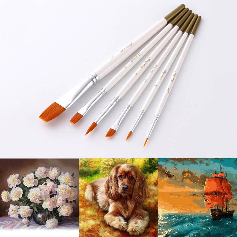 6 Pcs Water Coloring Brush Pens Nylon Painting Bru... – Vicedeal