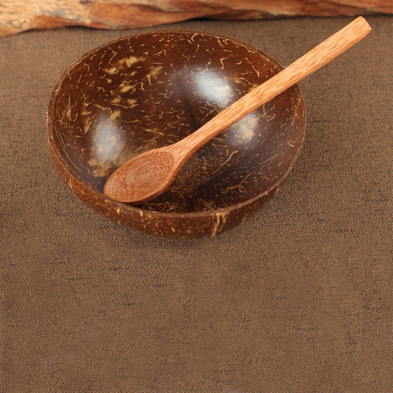 Natural De Coco Tigela Decoração de Frutas Salada ... – Vicedeal