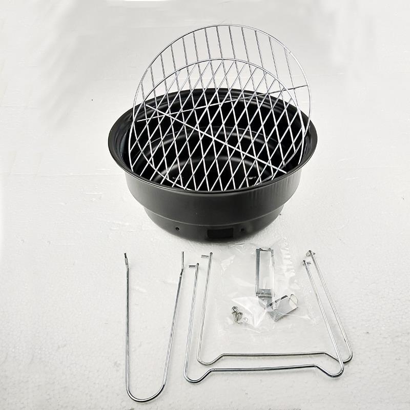 Mini Portable Grill Outdoor Round Folding Barbecue... – Grandado