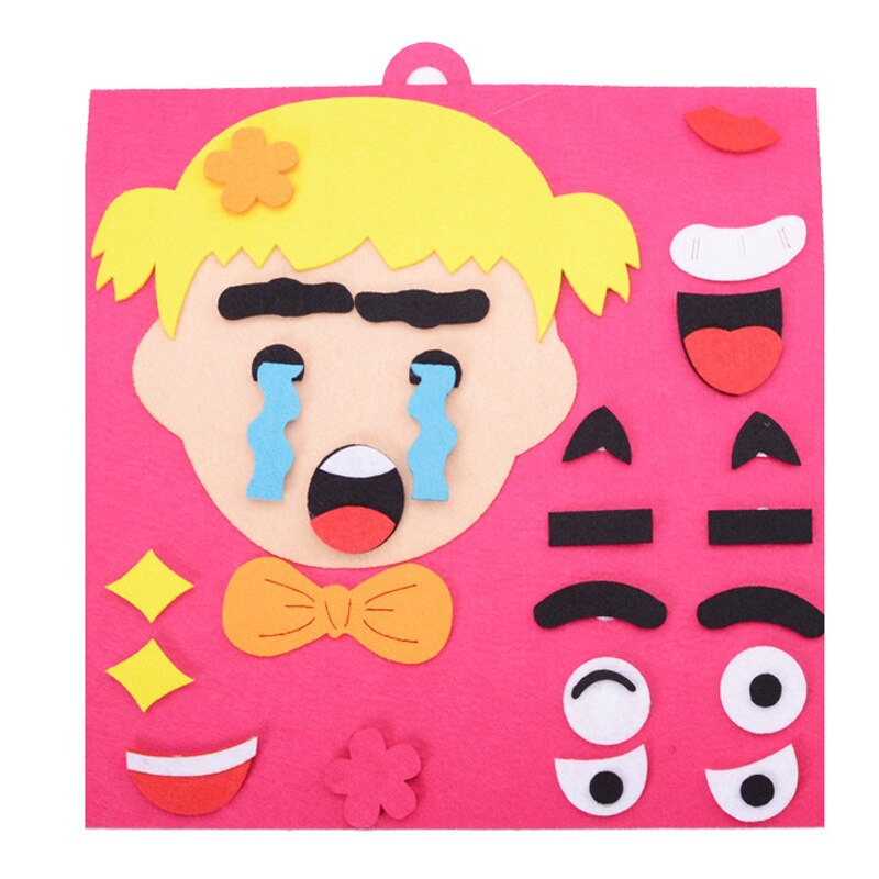 1Pcs Children Face Expression Puzzle Board Non-Wov... – Grandado