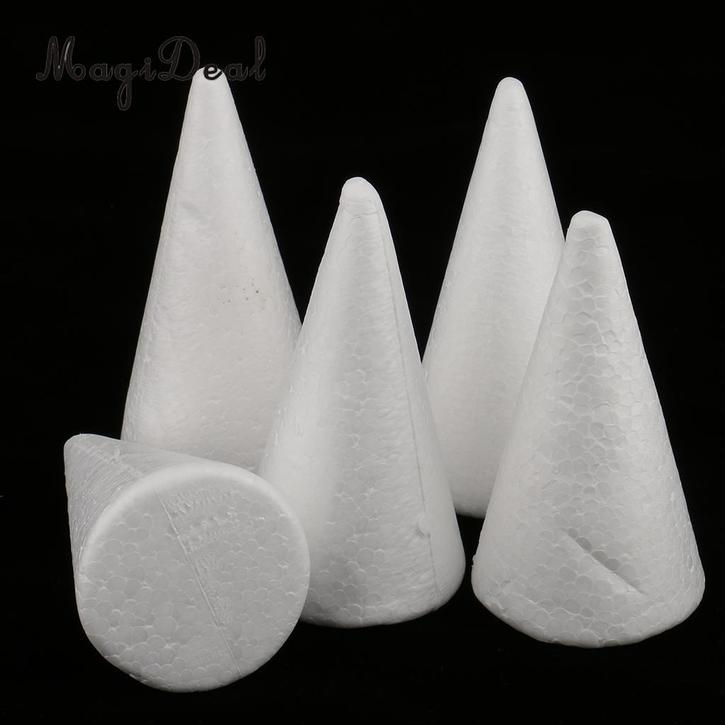 MagiDeal 10pcs Cone Shape DIY Christmas Tree Styro... – Grandado