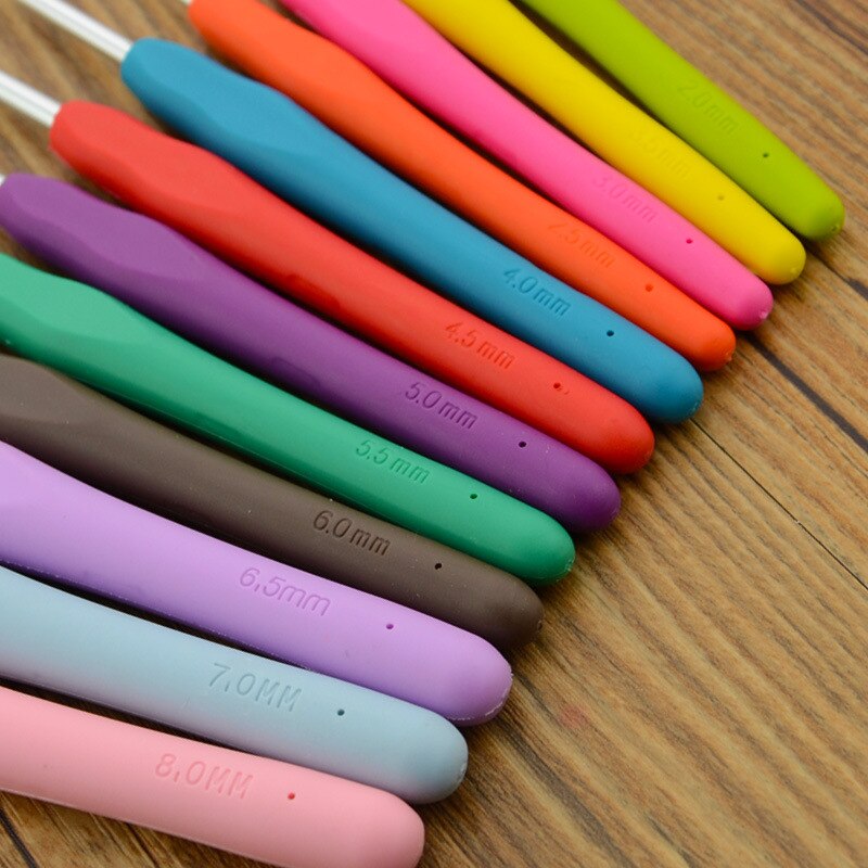 1Pc Random Color Metal Hook Crochet Template Kit T... – Grandado