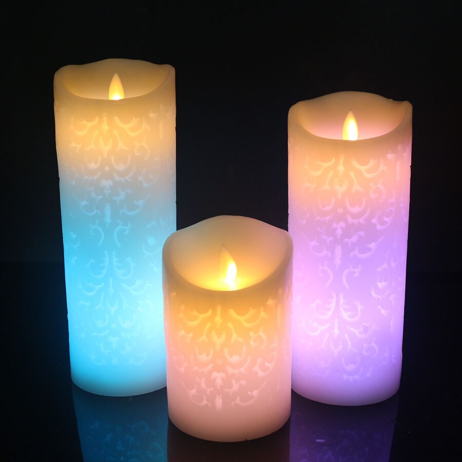 Color Change Gradient LED Candles Remote Control E... – Vicedeal