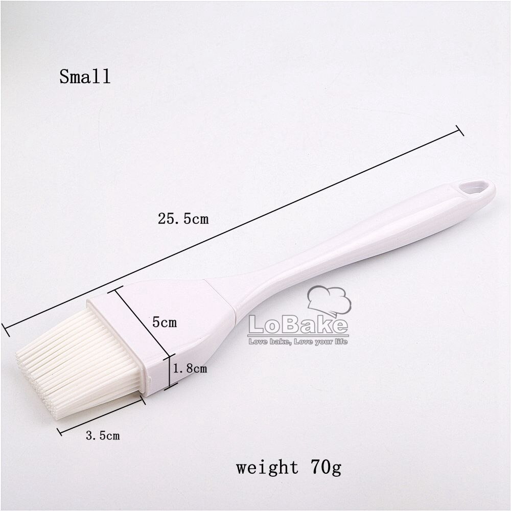 Small 25.5cm fine white silicone brush soft brushe... – Grandado