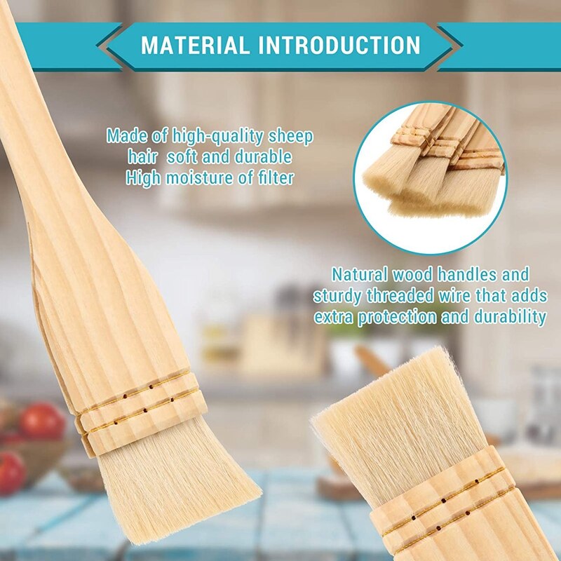 3 Pcs Flat Brushes Paint Brush Artist Painting Bru... – Grandado