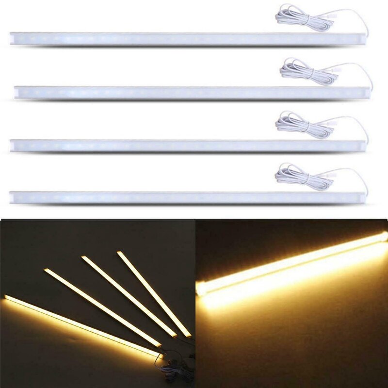 4X 50Cm LED Kitchen Under Cabinet Counter Strip Li... – Grandado