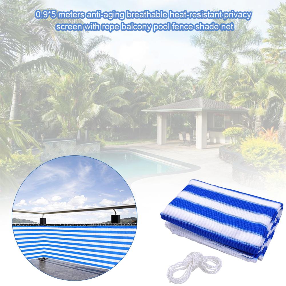 Balcony Privacy Screen Cover Swimming Pool Deck Co... – Grandado