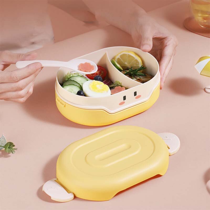 Kawaii Lunch Box Double Student Bento Box Microwav... – Grandado