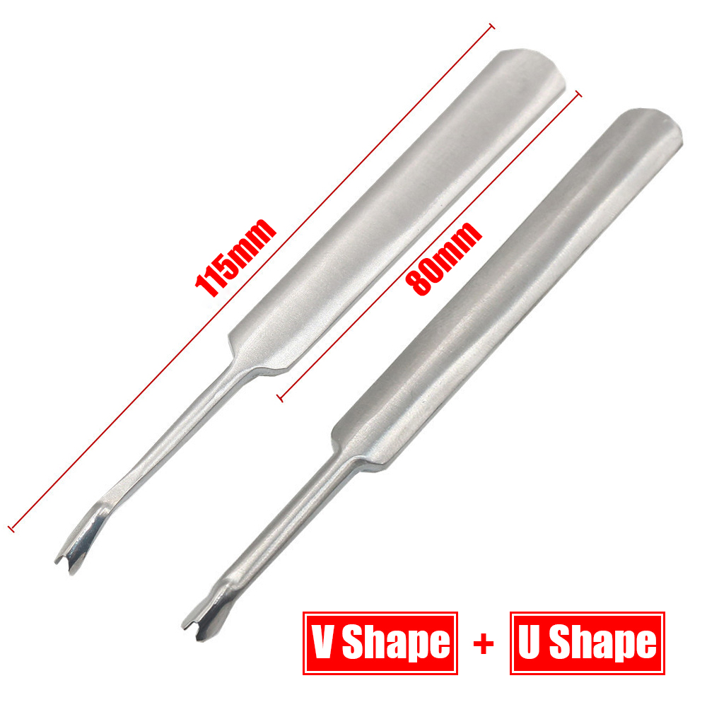 S/L Groover Punching Tool Kit U+V Shaped Leather S... – Vicedeal