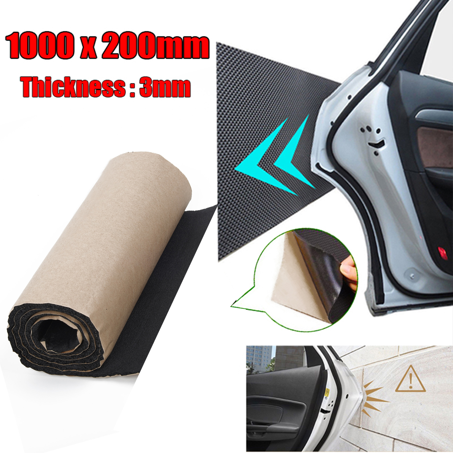 100X20Cm Autodeur Garage Rubber Muur Bewaker Bumpe... – Vicedeal