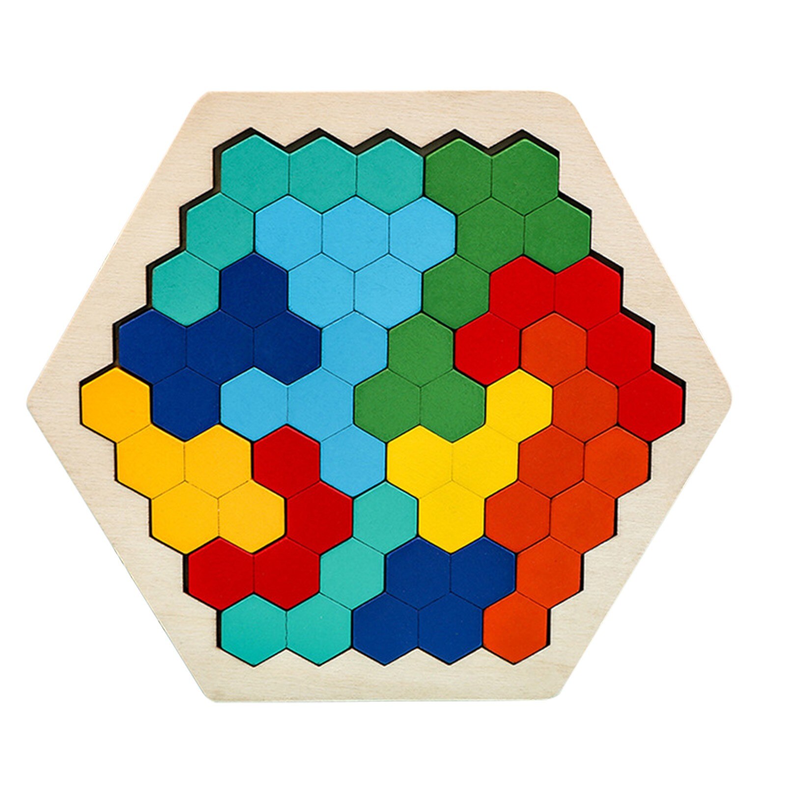 Coogam Wooden Hexagon Puzzle for Kids Adult - Hone... – Grandado