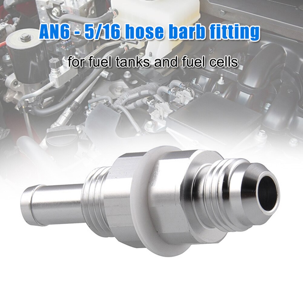 Male Flare Bulkhead To 5/16 Hose Barb Fuel Tank Fi... – Grandado