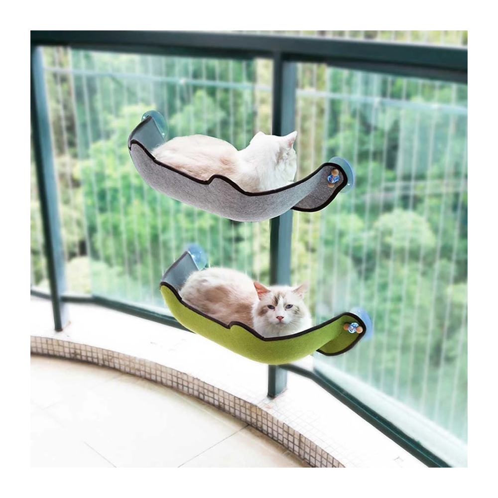 Hamaca para ventana de gato, tumbona cálida montad... – Grandado