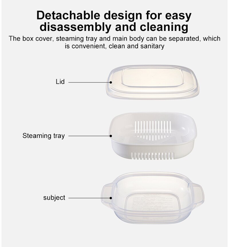 Fresh-keeping Box Frozen And Heated In Microwave O... – Grandado