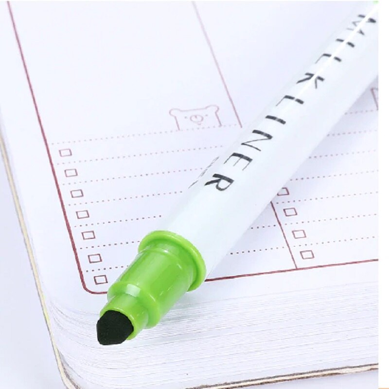 dual tip highlighter candy color 12 colors handlet... – Grandado