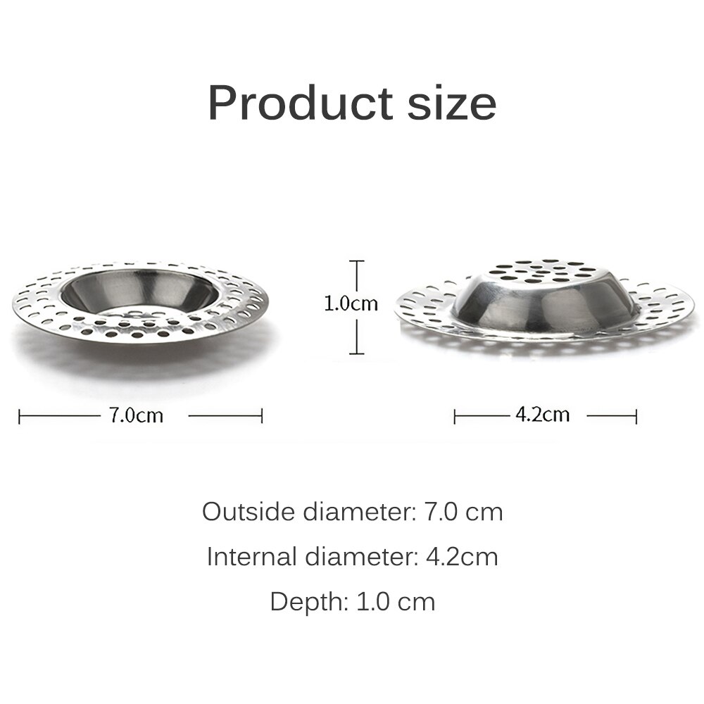 stainless steel sink strainer waste plug Sink filt... – Grandado