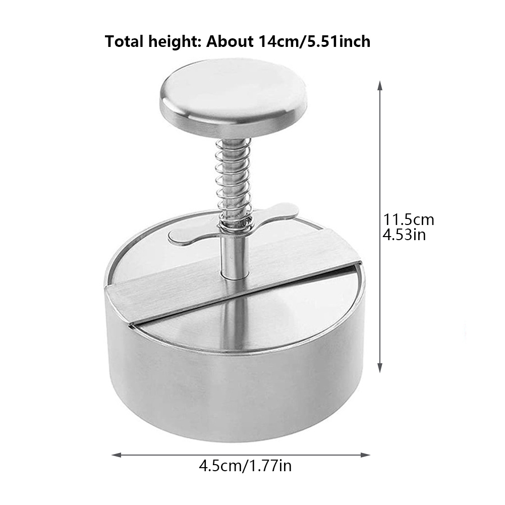Patty Making Mold Dinner Adjustable Stainless Stee... – Vicedeal