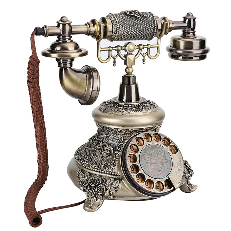 Retro Telefoon Retro Roterende Telefoon Retro Vast... – Vicedeal