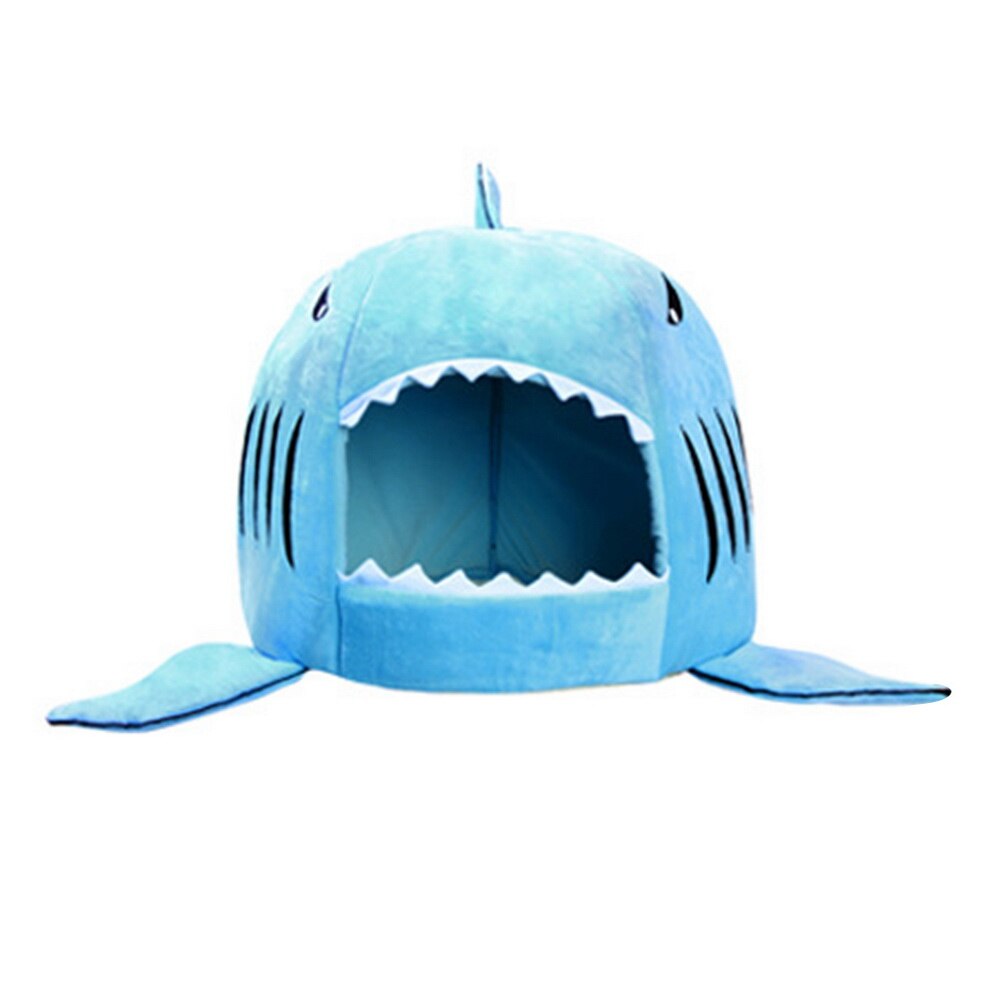 Soft Dog House For Large Dogs Warm Shark Dog House... – Grandado