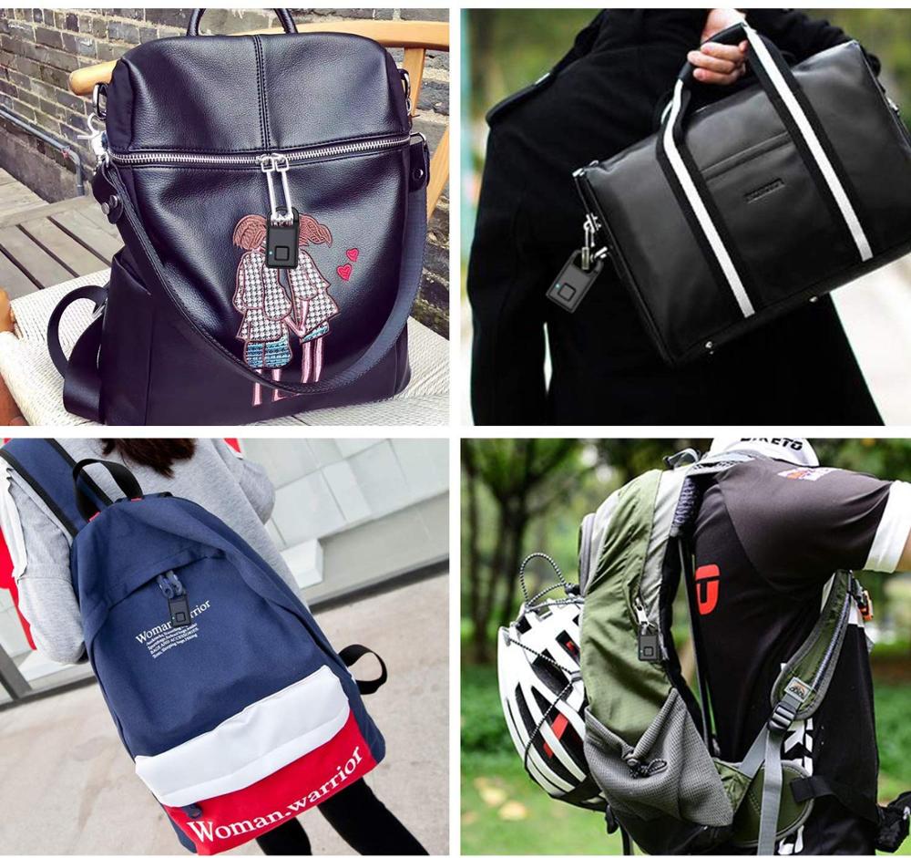 Smart Fingerprint Padlock Lock Biometric Padlock L... – Vicedeal