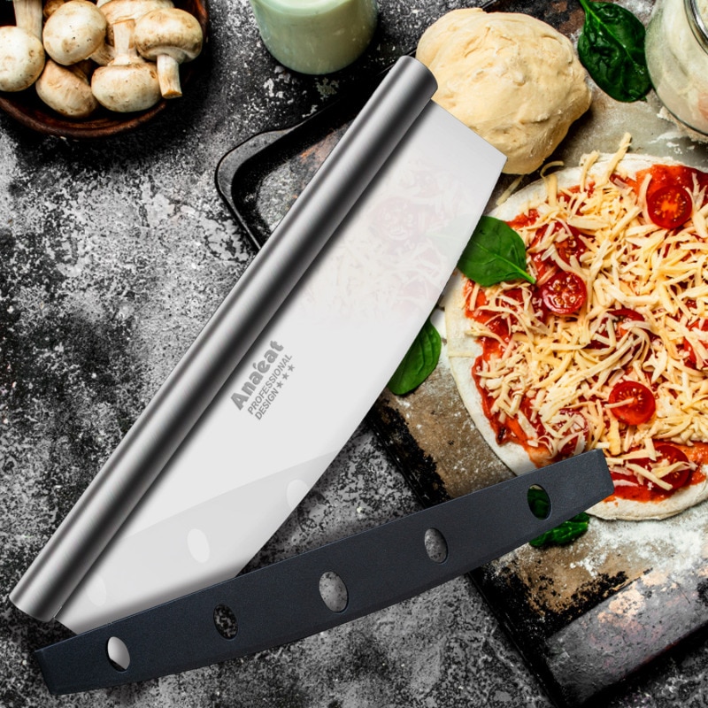ANAEAT 1pc Pizza Cutter Sharp Rocker Blade Premium... – Vicedeal