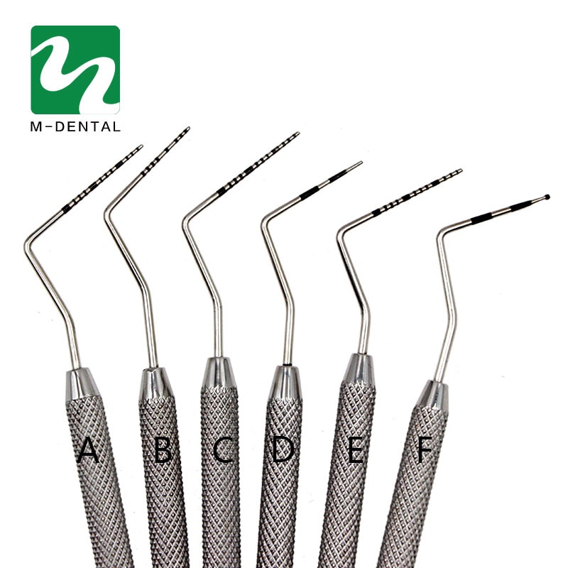 6pcs Dental Stainless Steel Periodontal probe with... – Vicedeal