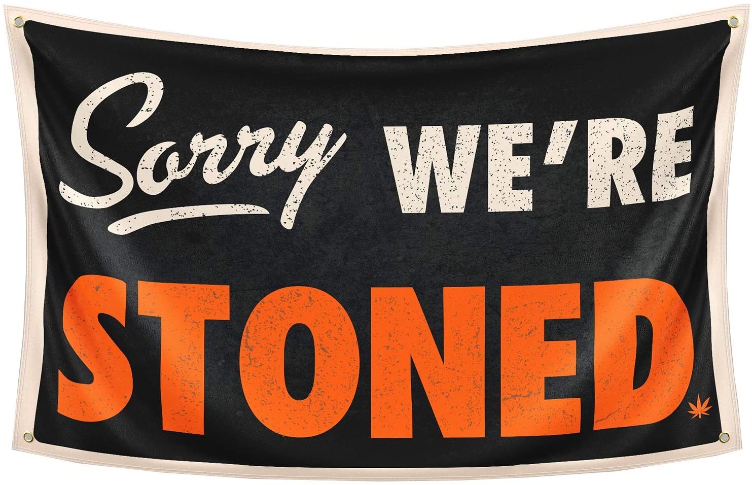 Sorry We Zijn Stoned Vlag, 3X5 Voeten Banner, grap... – Grandado