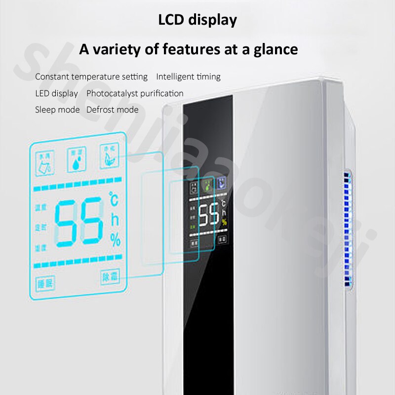 electric air dehumidifier 2.2L Clean air dryer deh... – Vicedeal