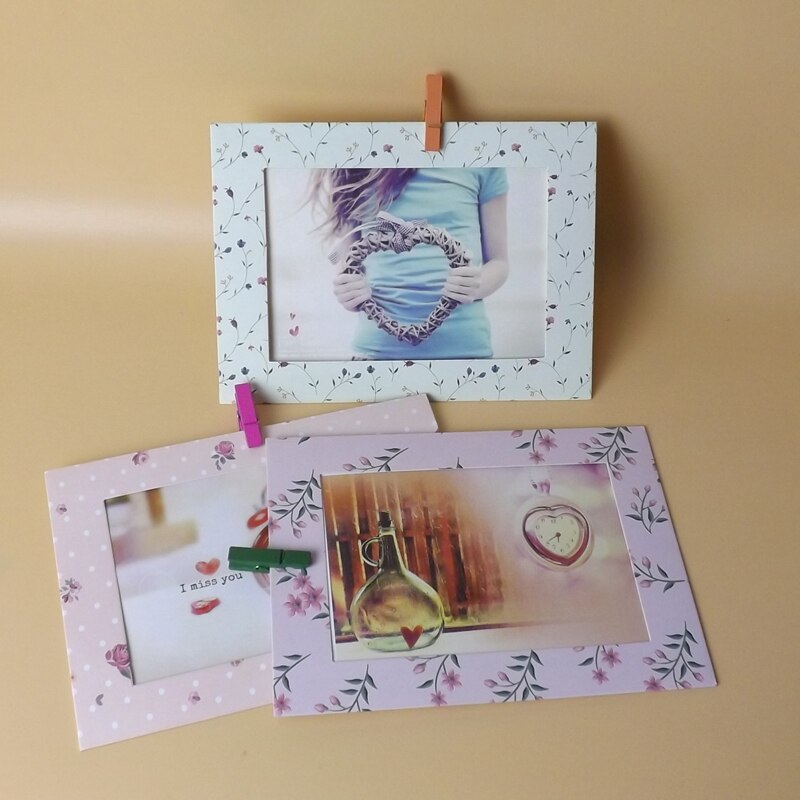 9pcs/set Photo Frame 6 Inch DIY Wall Hanging Paper... – Grandado