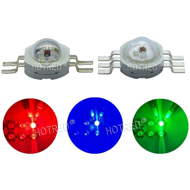 50 stks/pak High Power 3 w RGB Led Lamp Kralen 350... – Vicedeal