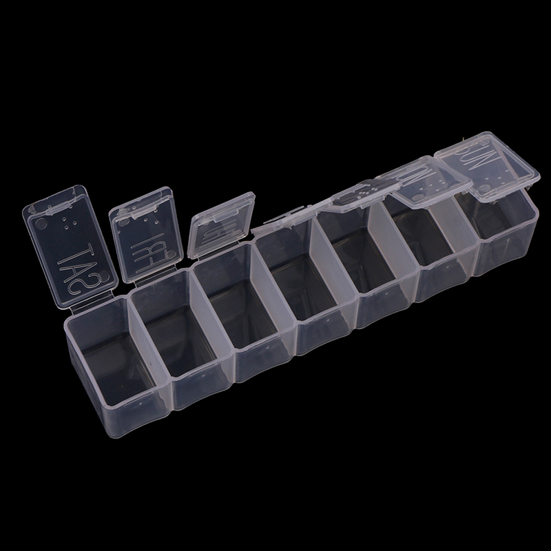 1PCS 7 Days Weekly Pill Case 7 Solt Pill Case Stor... – Vicedeal