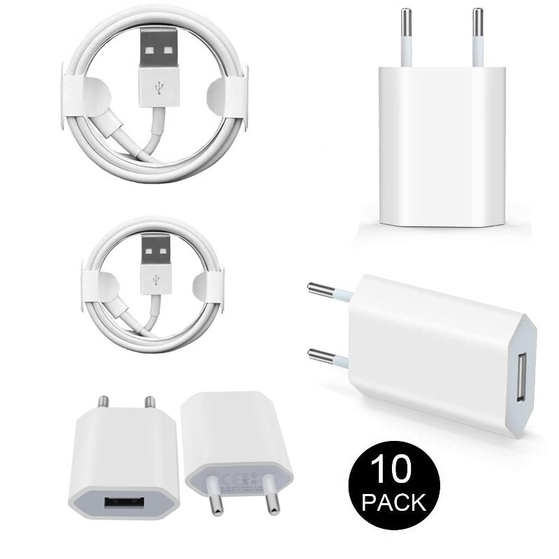 10PCS/Lot EU Plug White Color Wall USB Charger For... – Vicedeal