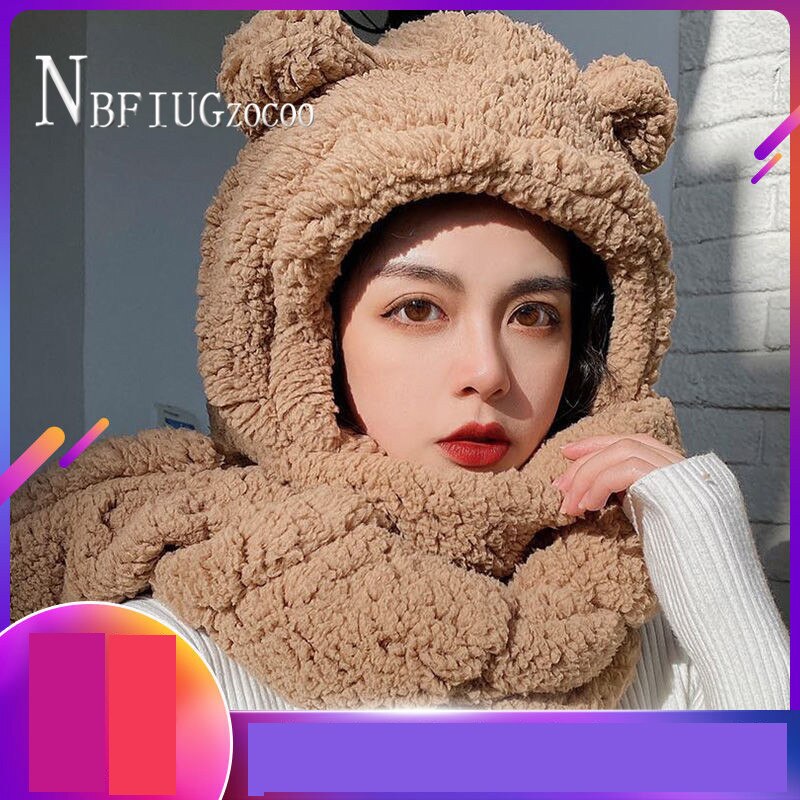 Sjaal Muts Handschoenen Vrouwen Sets Beer Oren Zoe... – Grandado