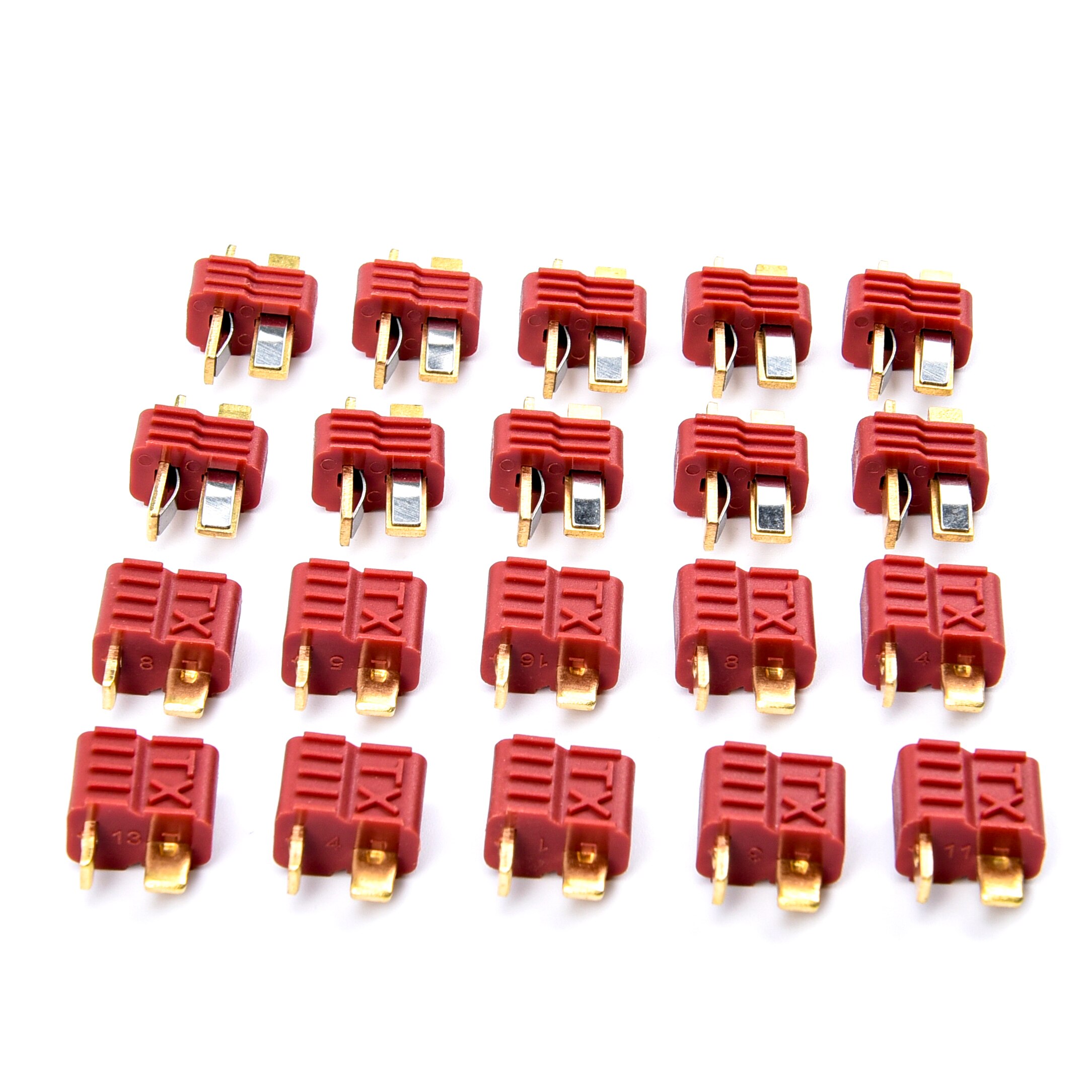 20pcs/10pairs Anti-skidding Deans Plug T Style Con... – Grandado