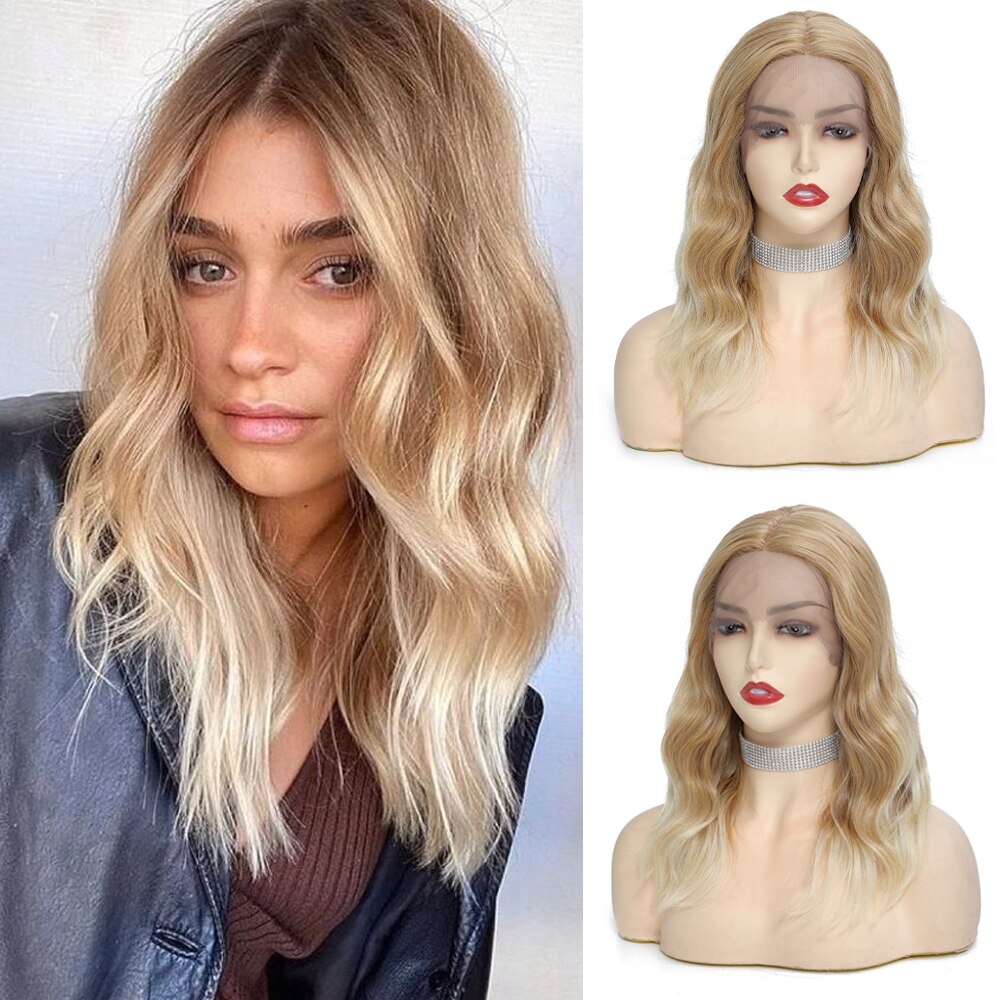 X-TRESS Body Wave Bob Wig Synthetic Lace Front Wig... – Grandado
